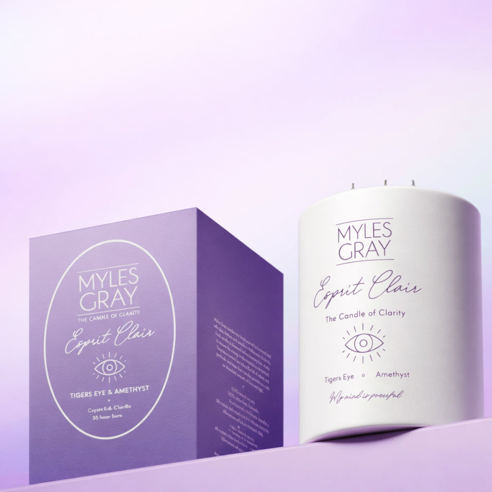 Crystal Infused Soy Candles
