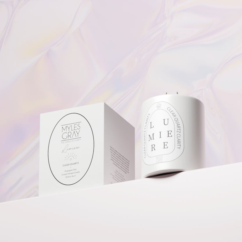 Crystal Infused Soy Candles – Myles Gray