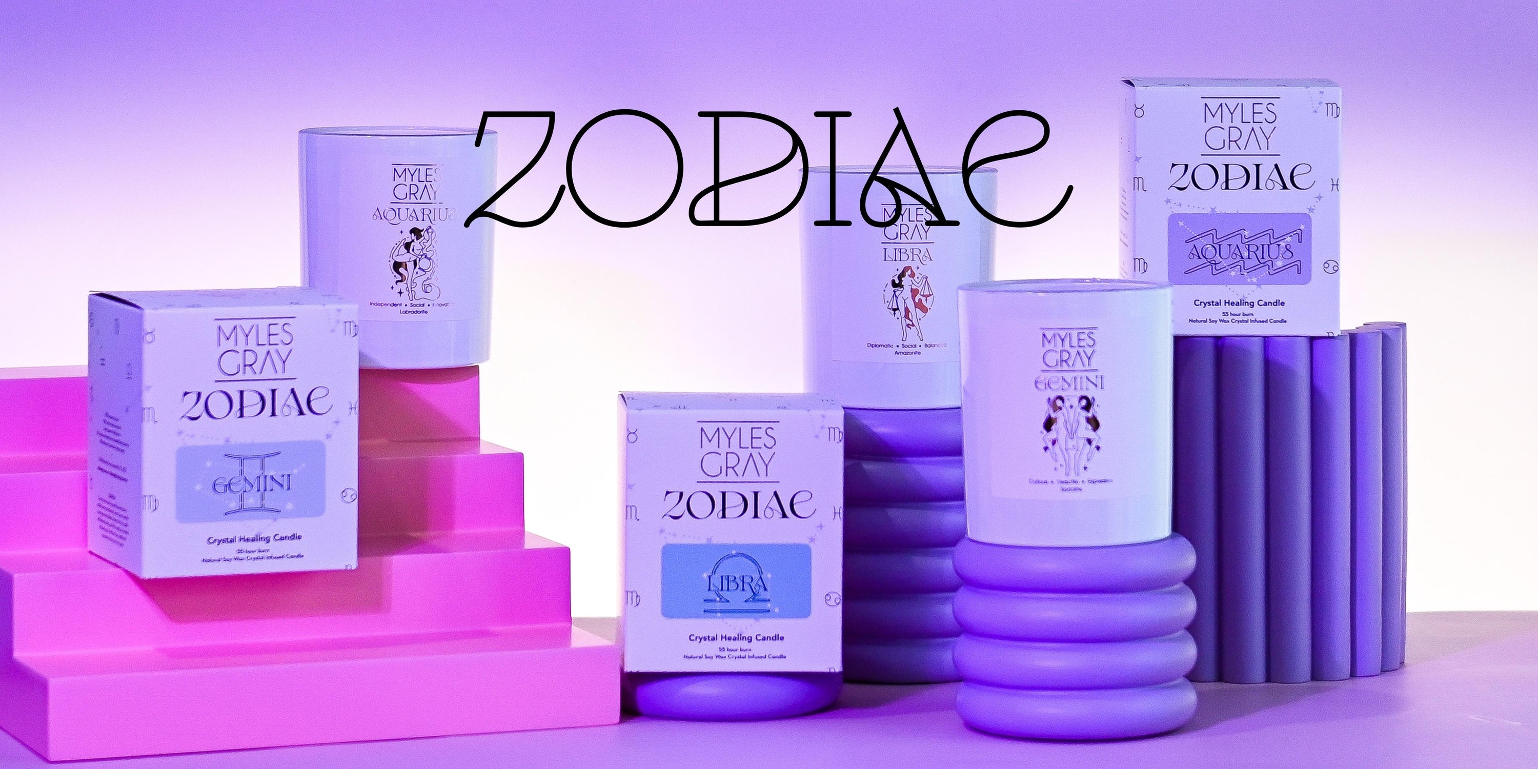 Crystal Infused Soy Candles – Myles Gray